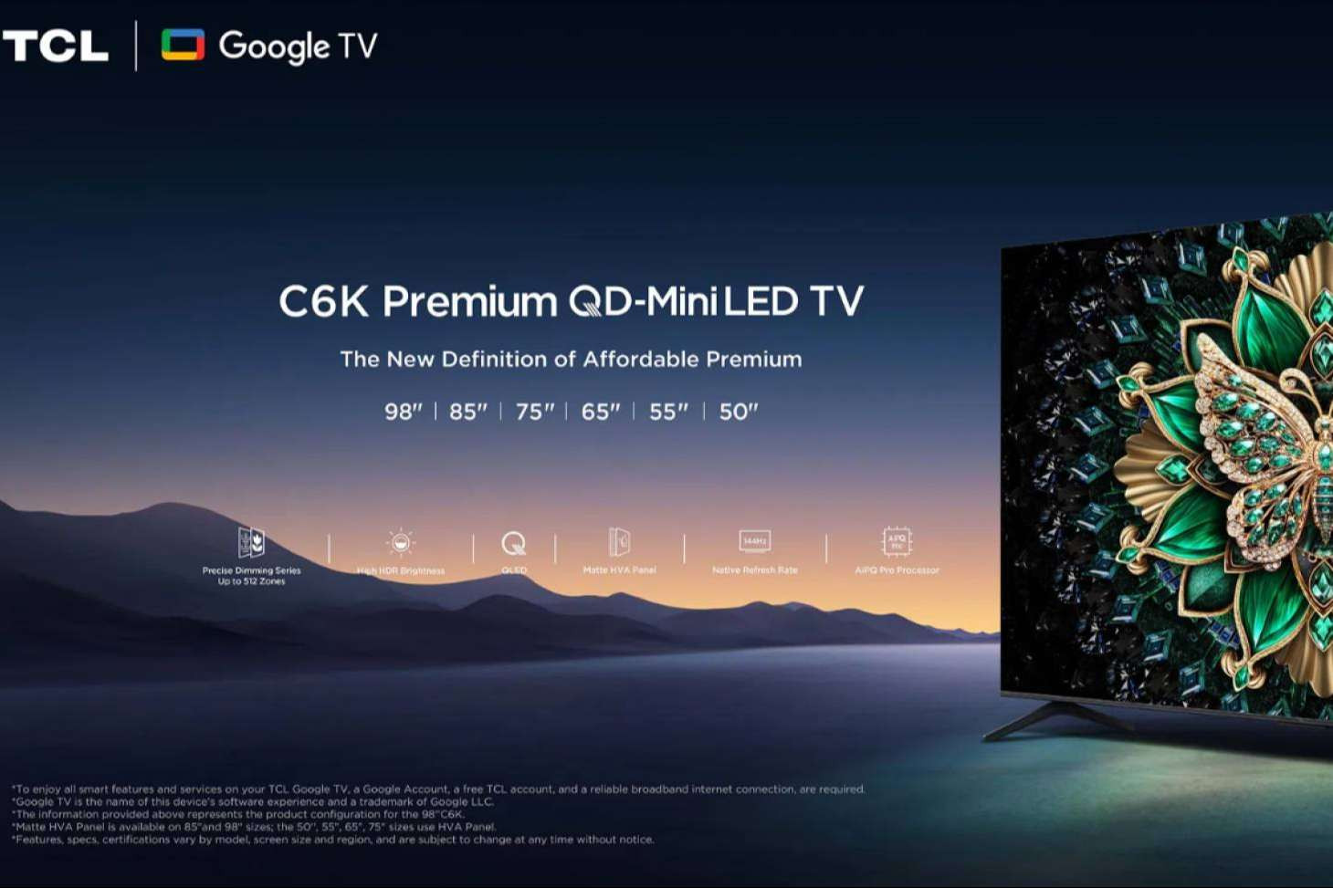 TCL transforma el entretenimiento en casa con el televisor TCL C6K; tecnología QD-Mini LED ...